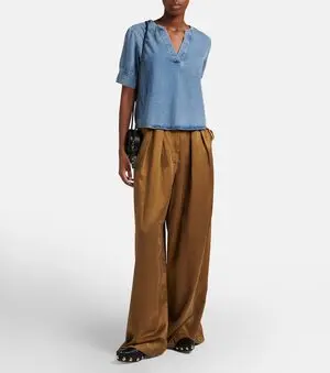 FRAME Denim Top - Blue