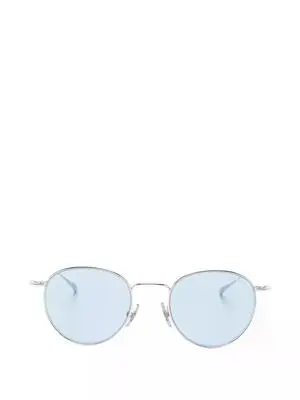 Montblanc Round-frame Sunglasses - Silver