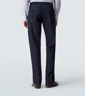 Kiton Slim Fit Jeans - Blue