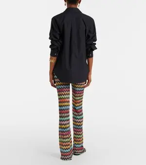Missoni Zigzag Lamé Flared Pants - Multicoloured