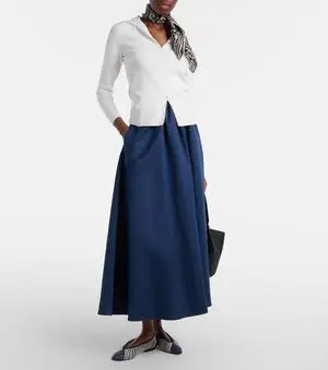 Veronica Beard Bancroft Woven Leather Ballet Flats