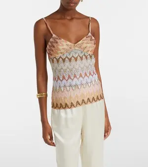 Missoni Metallic Knit Camisole