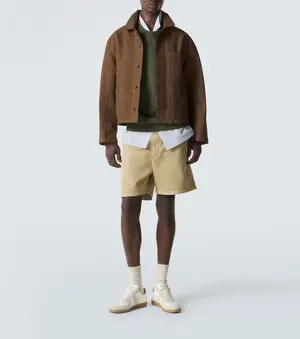 Auralee Cotton Twill Jacket - Brown