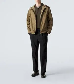 Prada Cotton Straight Leg Trousers
