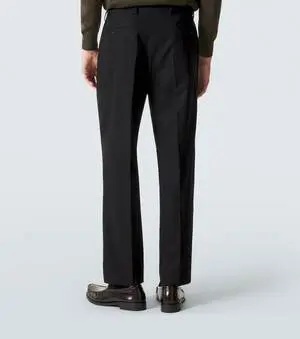 Prada Cotton Straight Leg Trousers