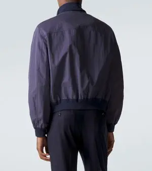Dunhill Cotton-blend Twill Bomber Jacket