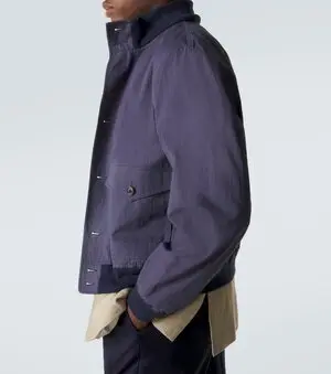 Dunhill Cotton-blend Twill Bomber Jacket