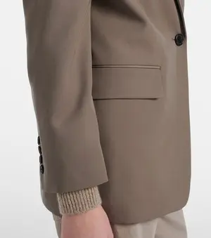 THE ROW Ezri Wool Blazer - Grey