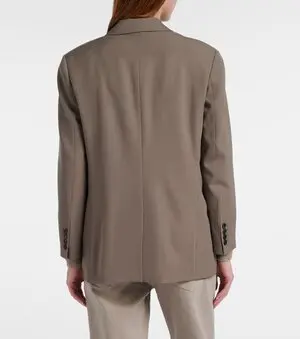 THE ROW Ezri Wool Blazer - Grey