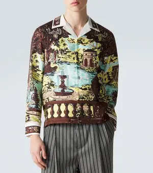Versace Printed Silk Shirt - Multicoloured