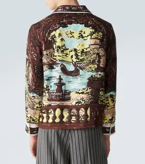 Versace Printed Silk Shirt - Multicoloured