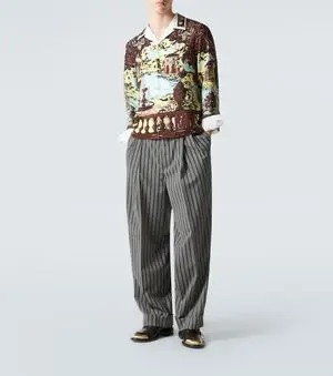 Versace Printed Silk Shirt - Multicoloured