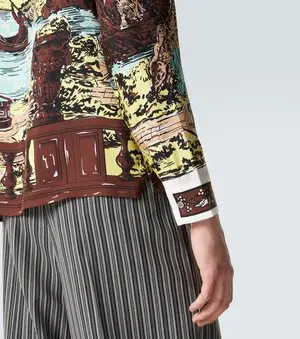 Versace Printed Silk Shirt - Multicoloured