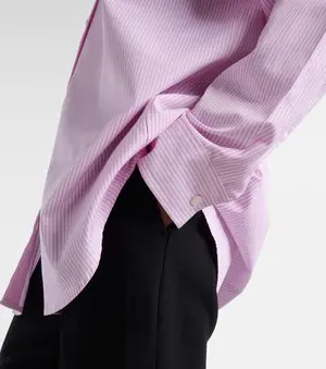 TOTEME Striped Organic Cotton Poplin Shirt