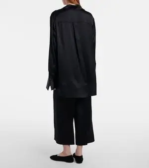 TOTEME Satin Wide-leg Pants