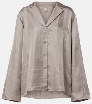 Toteme Pajama Top Sleepwear For Women