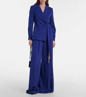 Max Mara Skipper Cady Wrap Blazer