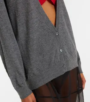 Prada Cashmere V-neck Cardigan