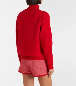 Versace Cotton-blend Jacquard Jacket - Red
