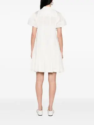 Sacai Wool Suiting Dress - White