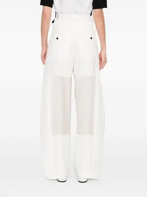Sacai Wool Trousers - White