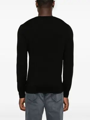 Polo Ralph Lauren Logo Round Neck Sweater - Black