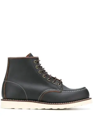 Red Wing Classic Moc Leather Boots - Black