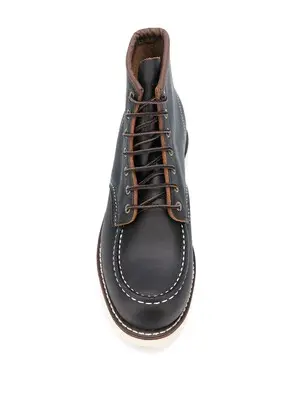 Red Wing Classic Moc Leather Boots - Black