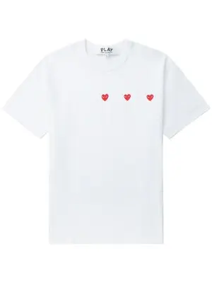 Play Comme Des Garcon Cotton T-shirt - White