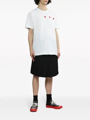 Play Comme Des Garcon Cotton T-shirt - White
