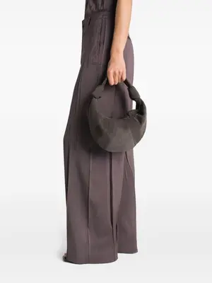 LEMAIRE Fortune Croissant Mini Leather Shoulder Bag - Brown