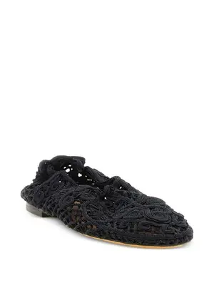 ODISSI Iris Ballet Flats - Black