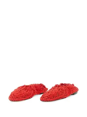 ODISSI Iris Ballet Flats - Red