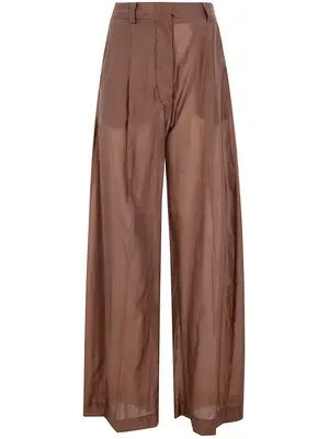 THELATEST Billie Light Mussola Trousers - Brown