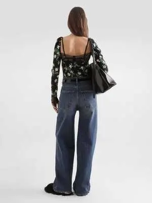 Dolce & Gabbana Wide-leg Denim Trousers