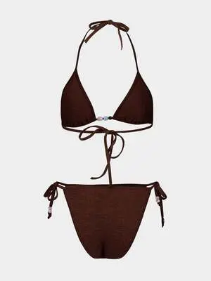 Hunza G Gina Beaded Bikini