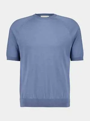 Piacenza Cashmere 1733 Short Sleeve Sweaters For Men
