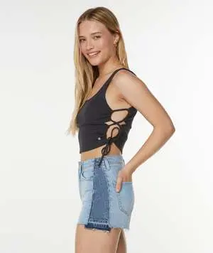 Roxy Surf Stoked Tank - Phantom Solid
