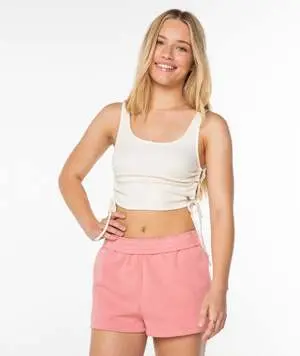 Roxy Surf Stoked Tank - Snow White Solid
