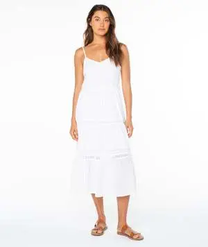 Roxy Azalea Dress - Cloud Dancer Solid