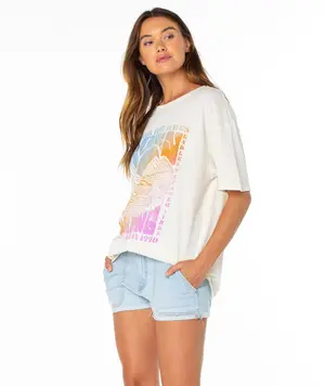 Roxy Printed Oversized T-shirt