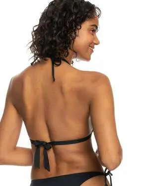 Roxy Beach Classics Mini Tiki Triangle Bikini Top - Anthracite