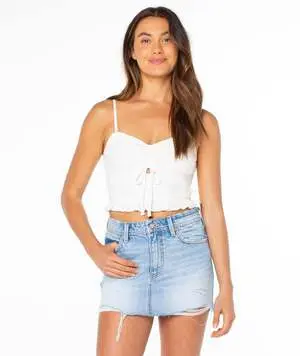 Roxy Spring Fling Top - Cloud Dancer Solid