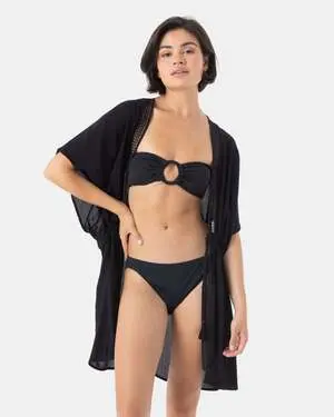 Roxy Sun Kissed Kimono Cover Up - Anthracite