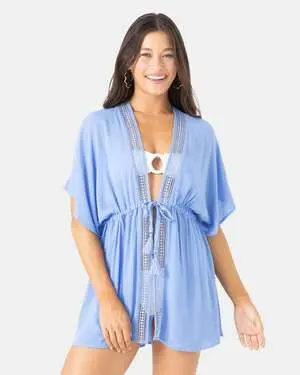 Roxy Sun Kissed Kimono Cover Up - Sail Blue
