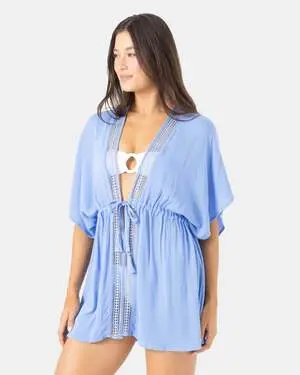 Roxy Sun Kissed Kimono Cover Up - Sail Blue
