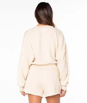 Roxy Dream Thing Top - Parchment Solid