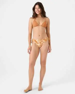 Roxy Ray Of Sunshine Reversible Tiki Triangle Bikini Top