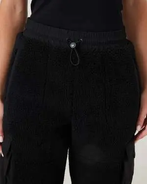 Roxy Rita Sherpa Jogger - Black