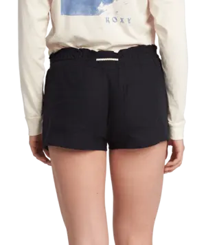 Roxy Oceanside Relaxed Fit Shorts - Anthracite Solid